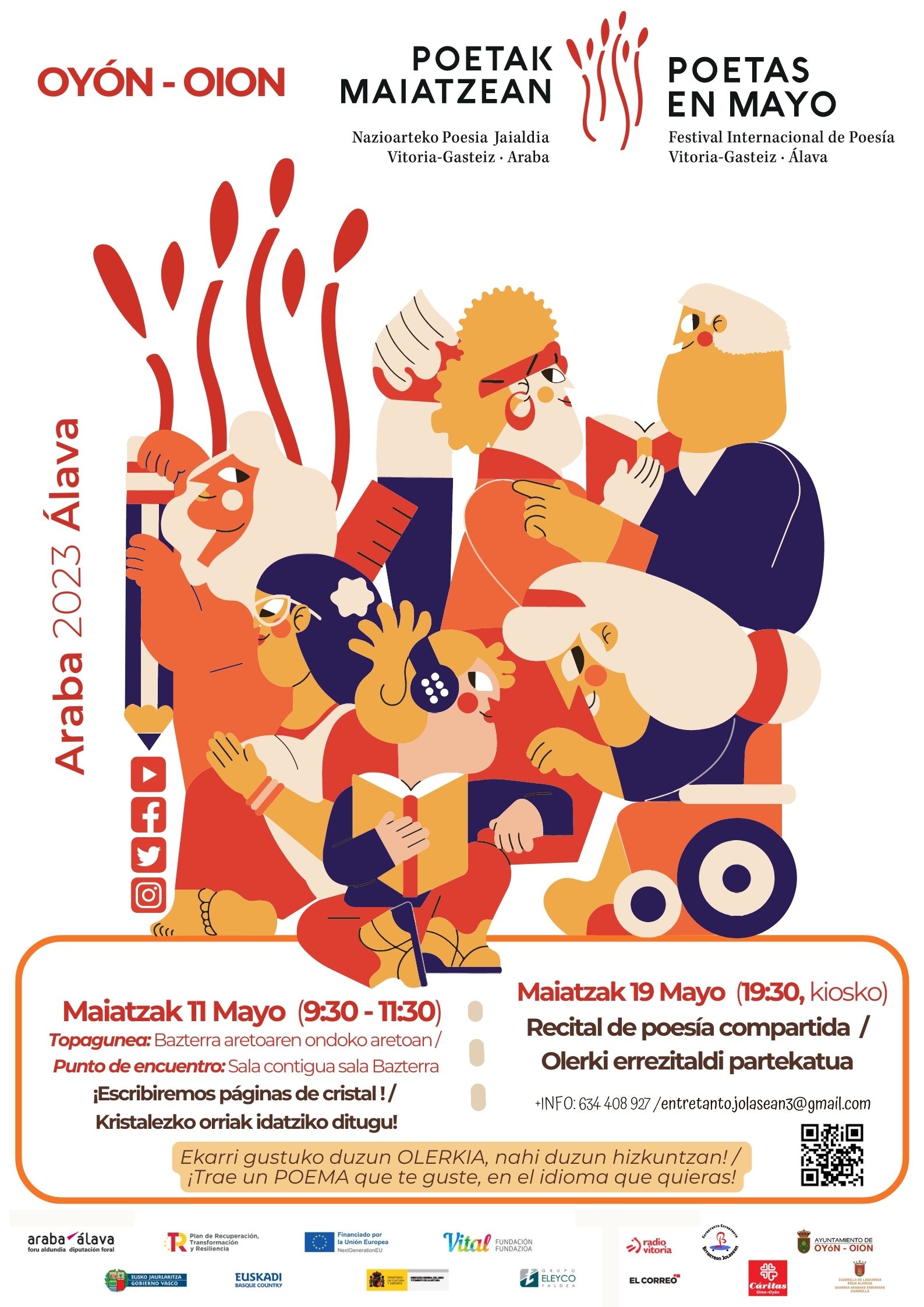 Poetas en Mayo / Poetak Maiatzean – Asociación Entretanto Entretente ...